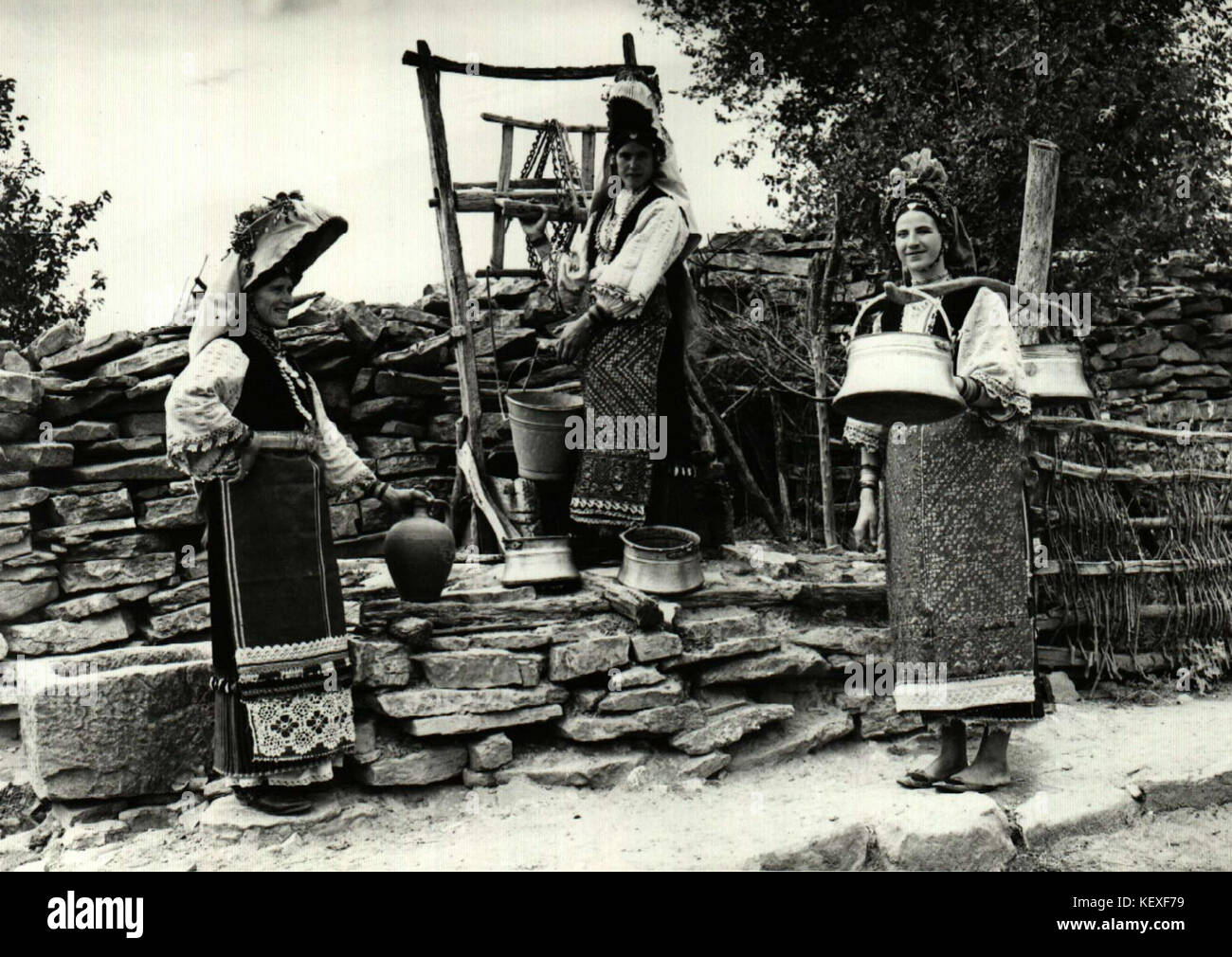 2072K 1 366 58 National costumes from Karnobat region Stock Photo - Alamy