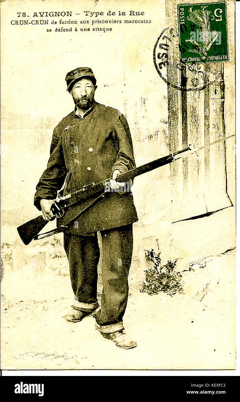 Crun Crun garde chioume Stock Photo - Alamy