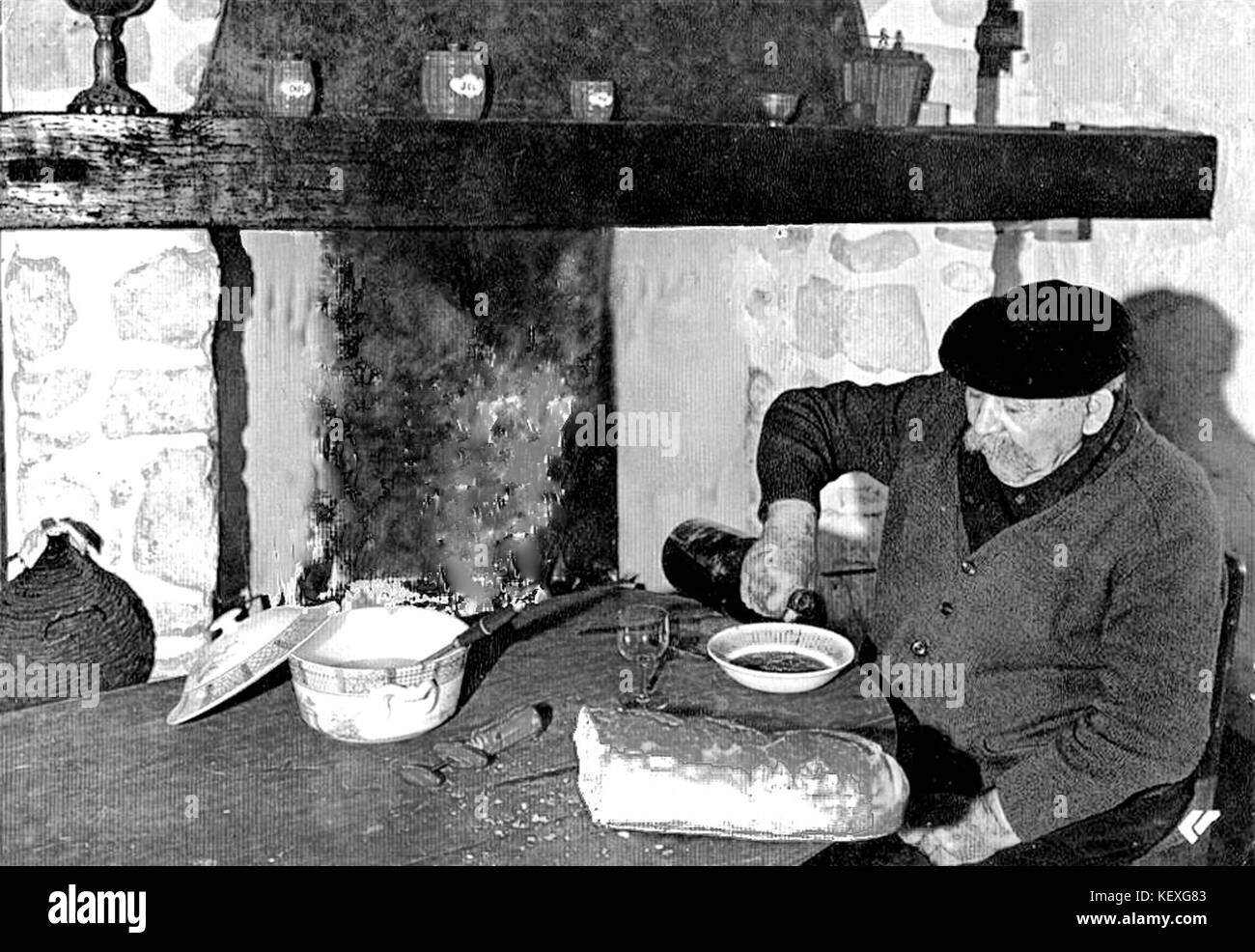 This French dish, 'Chabrot sur un pot au feu,' showcases a traditional ...