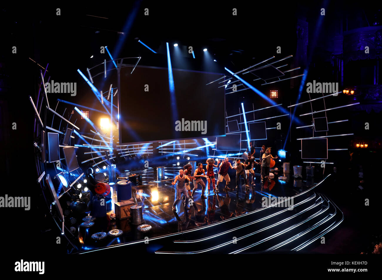 Performers on stage during the Best FIFA Football Awards 2017 at the ...