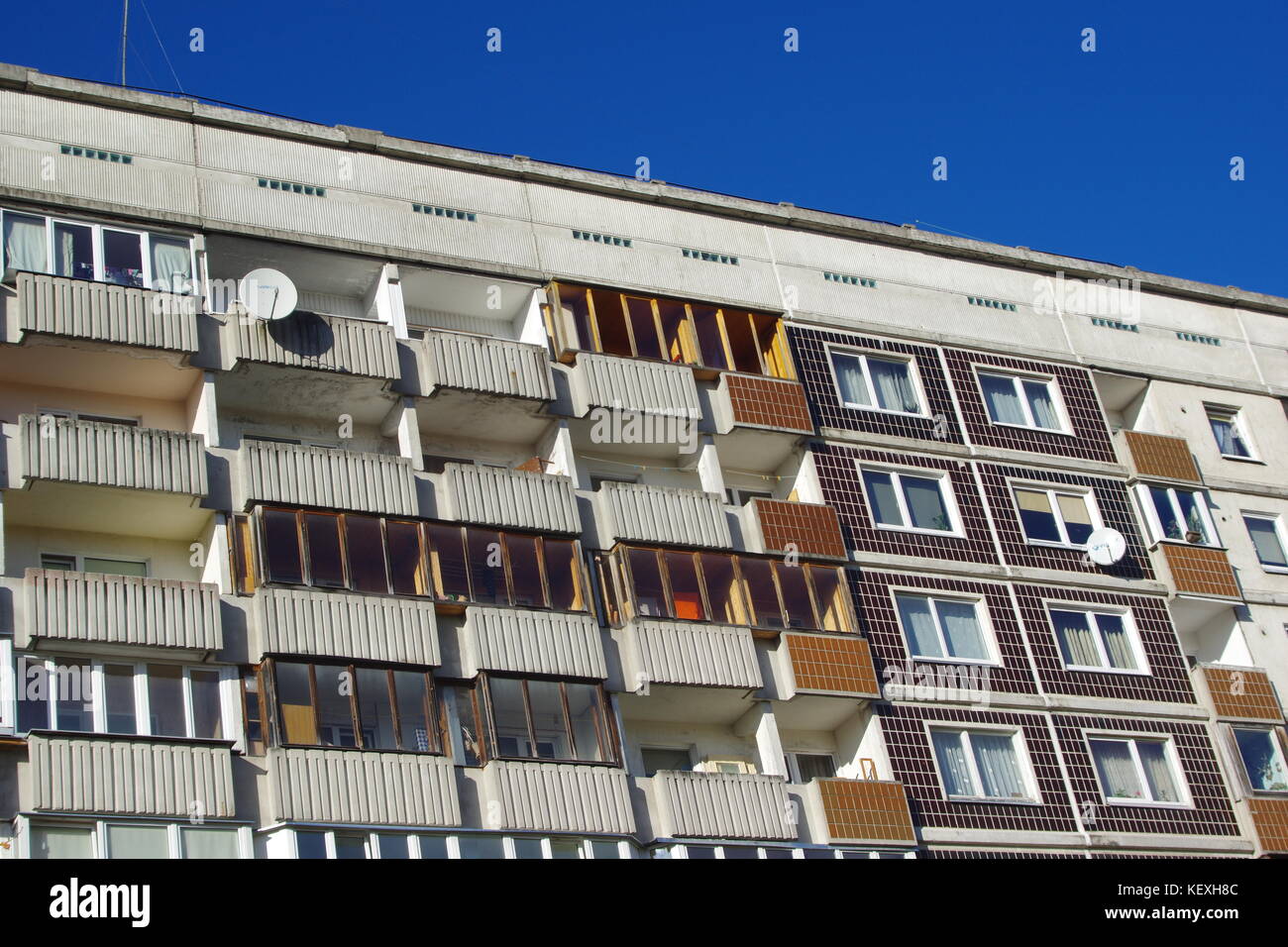 Soviet architecture, architecture, urban, ghetto Stock Photo - Alamy