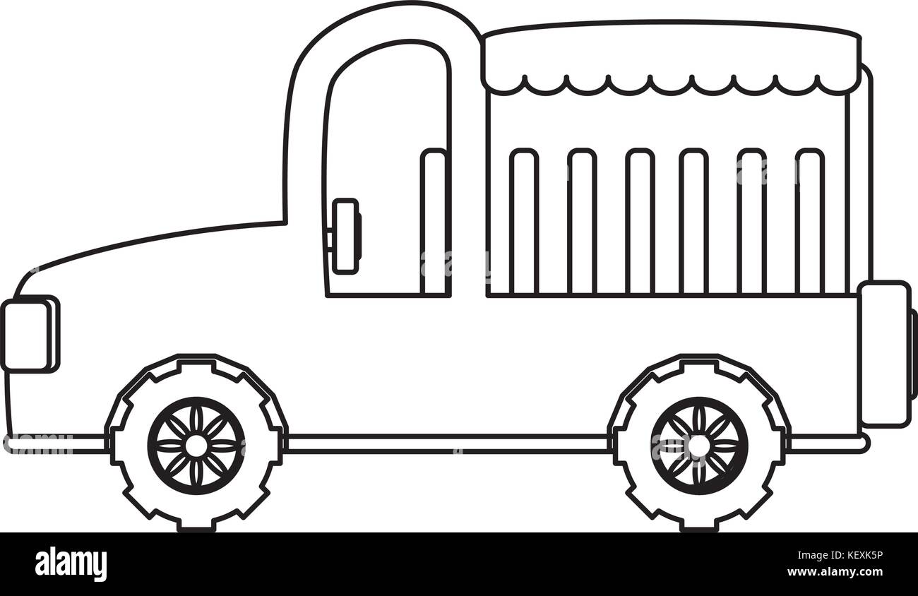 Africa safari truck Stock Vector Images - Alamy