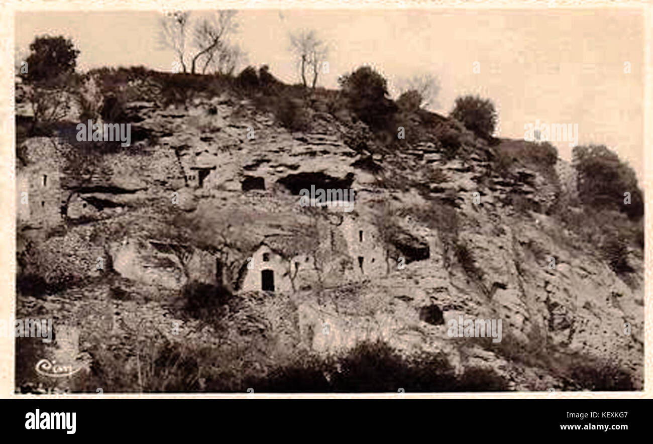 This image depicts the ancient village of Bollene, specifically ...