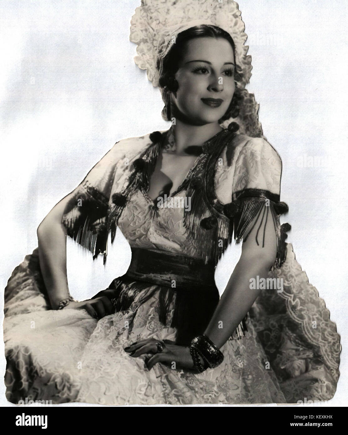 1625K 1 22 2 Nadya Nozharova, Countess Nadia de Navarro Farber Stock ...