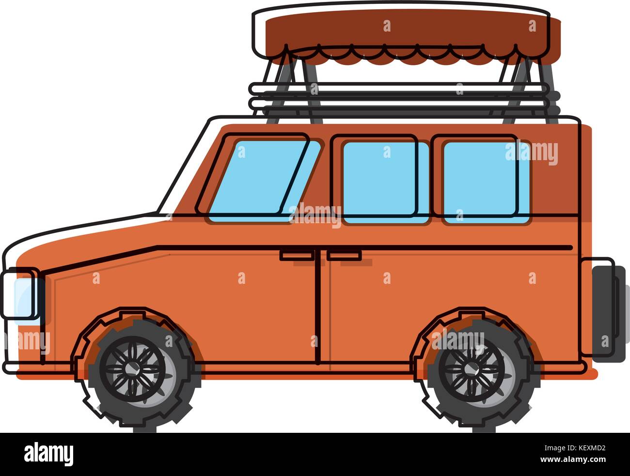 safari car icon over white background vector illustration Stock Vector ...