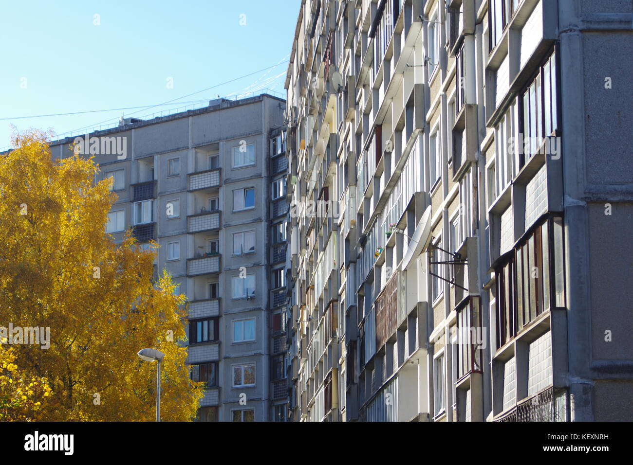 Soviet architecture, architecture, urban, ghetto Stock Photo - Alamy