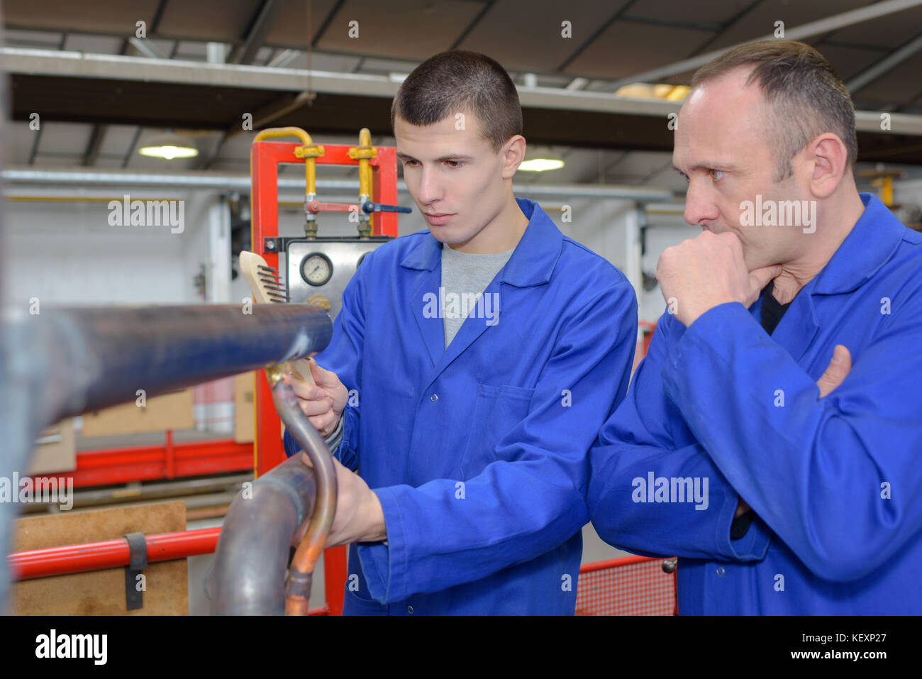 the young machinist Stock Photo - Alamy