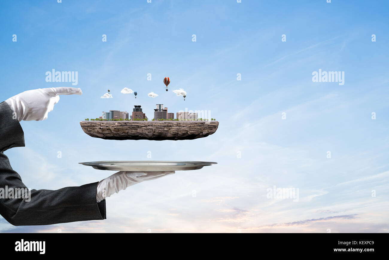 Concept of modern urban development Stock Photo - Alamy