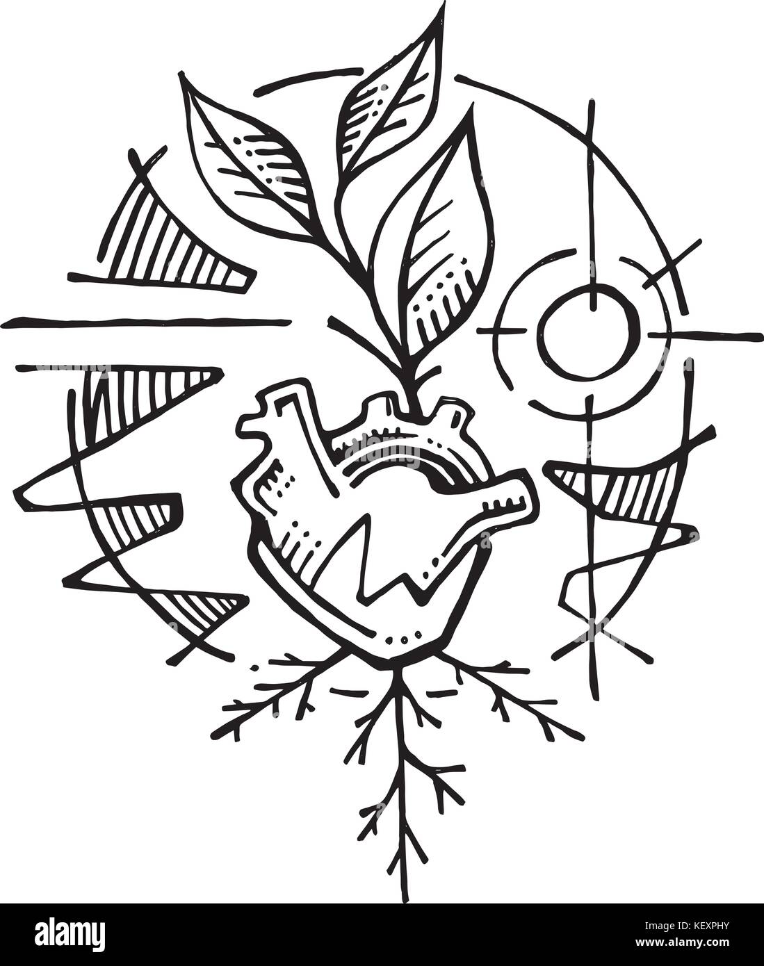 Human heart Black and White Stock Photos & Images - Alamy