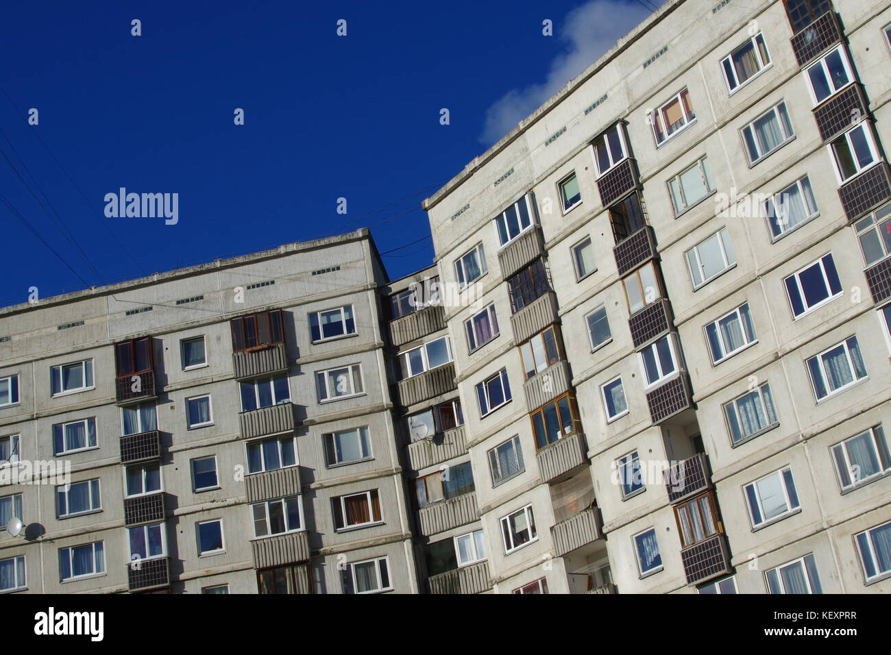 Soviet architecture, architecture, urban, ghetto Stock Photo - Alamy