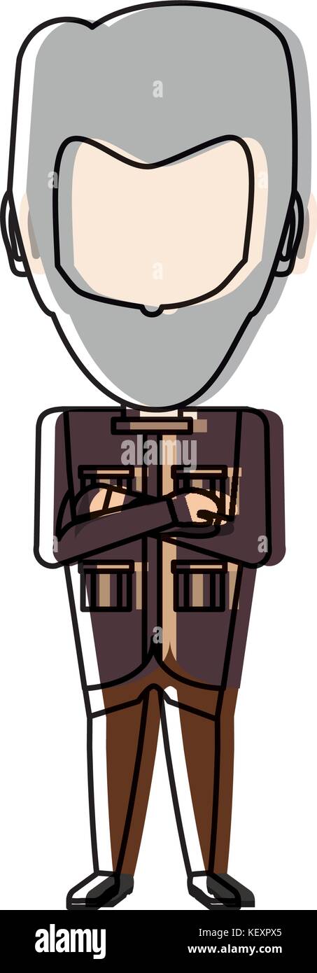 avatar safari hunter icon over white background colorful design vector ...