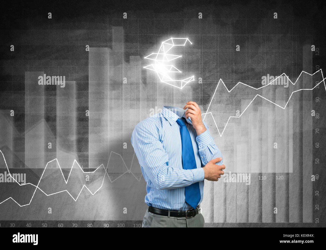 He is always thinking about money Stock Photo - Alamy