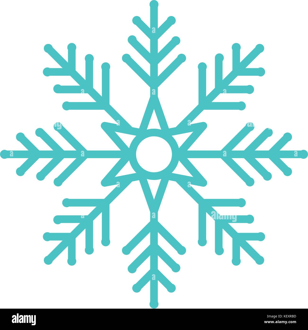 snowflake icon image Stock Vector Image & Art - Alamy