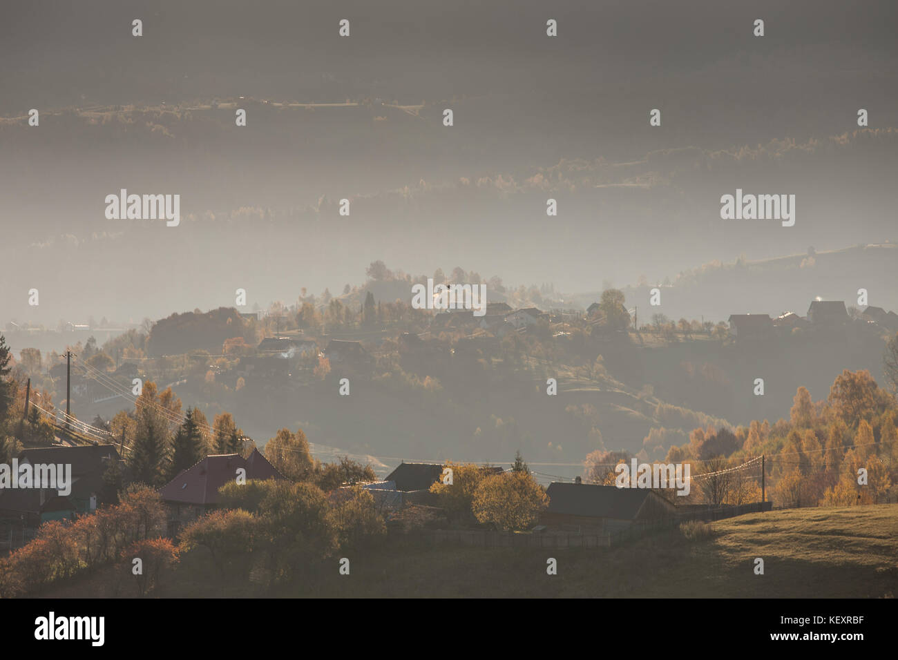 Autumn in Romania Stock Photo - Alamy