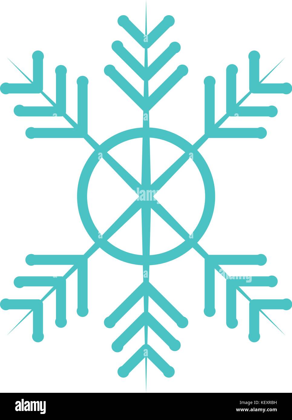 snowflake icon image Stock Vector Image & Art - Alamy
