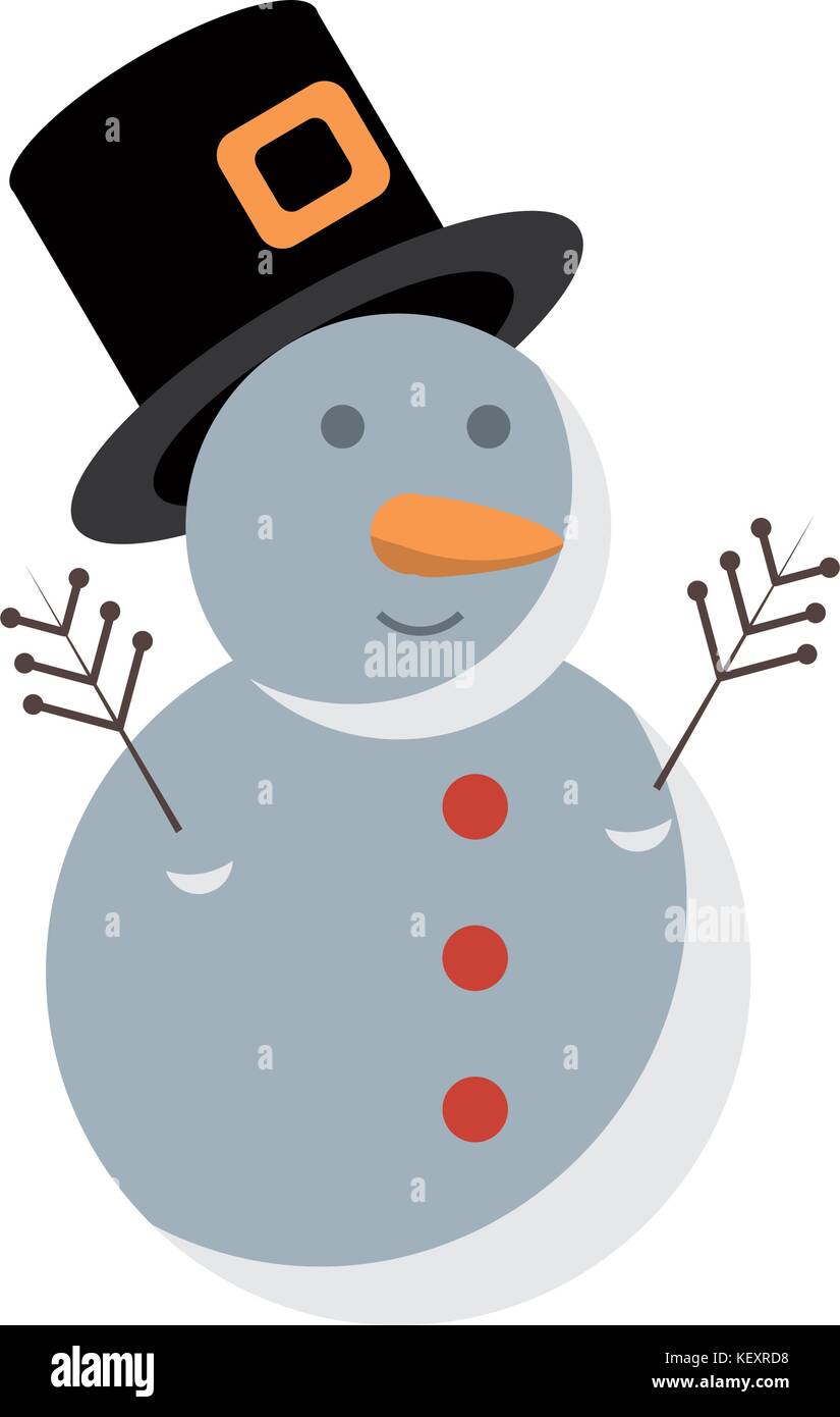 cartoon snowman icon Stock Vector Image & Art - Alamy
