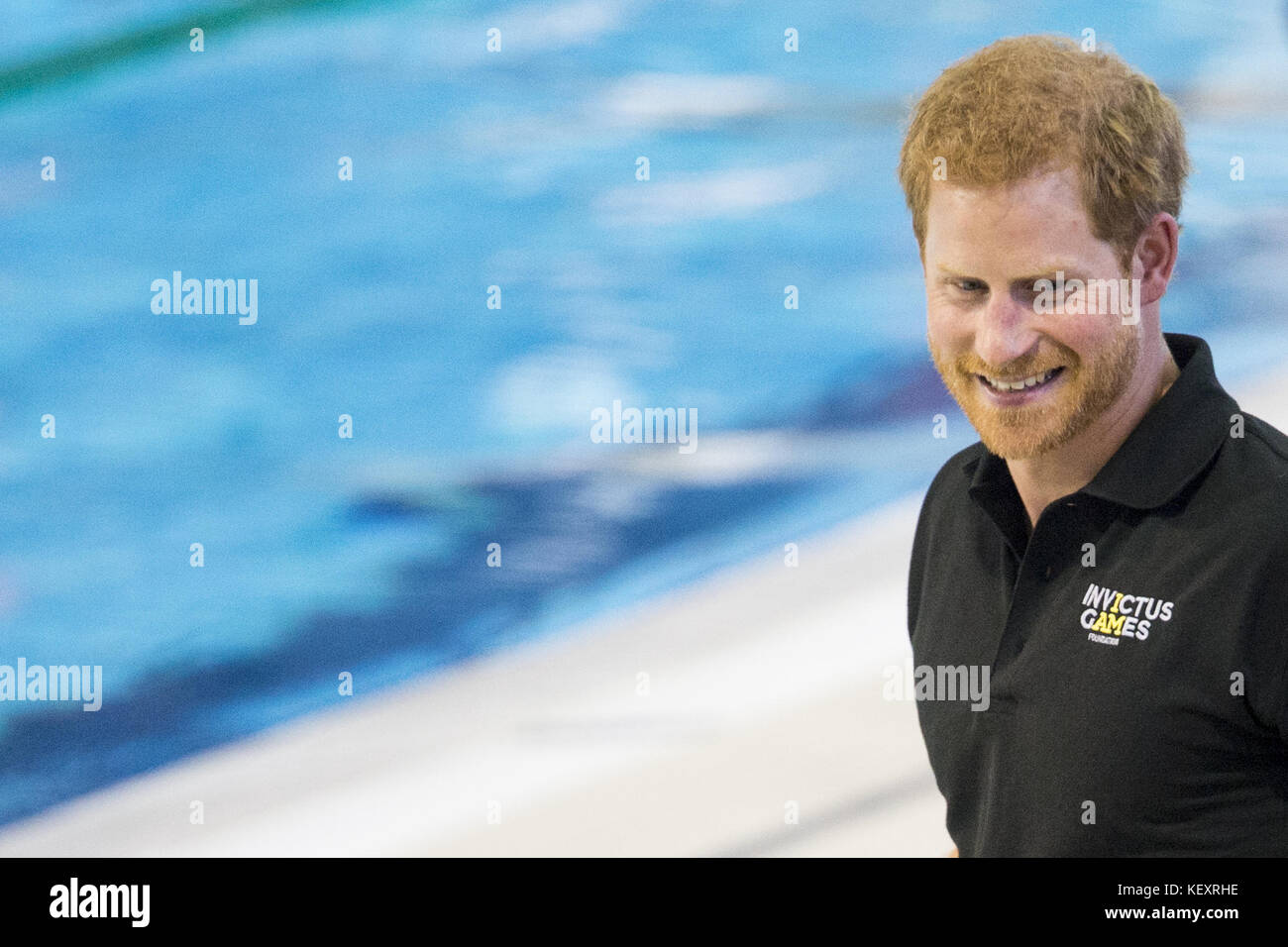 Prince Harry attends Invictus Games Sports training at the Toronto Pan ...