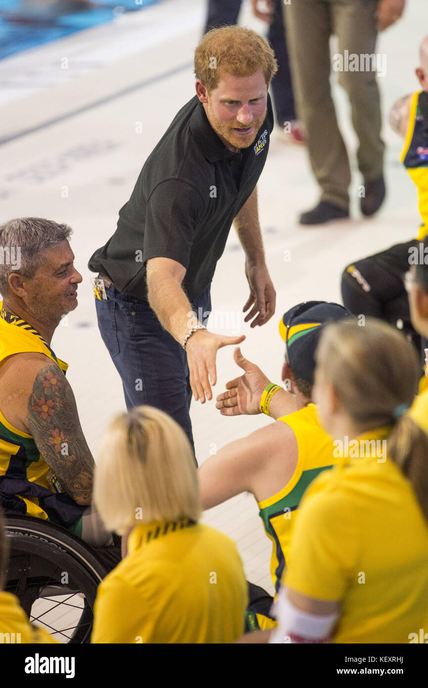 Prince Harry attends Invictus Games Sports training at the Toronto Pan ...