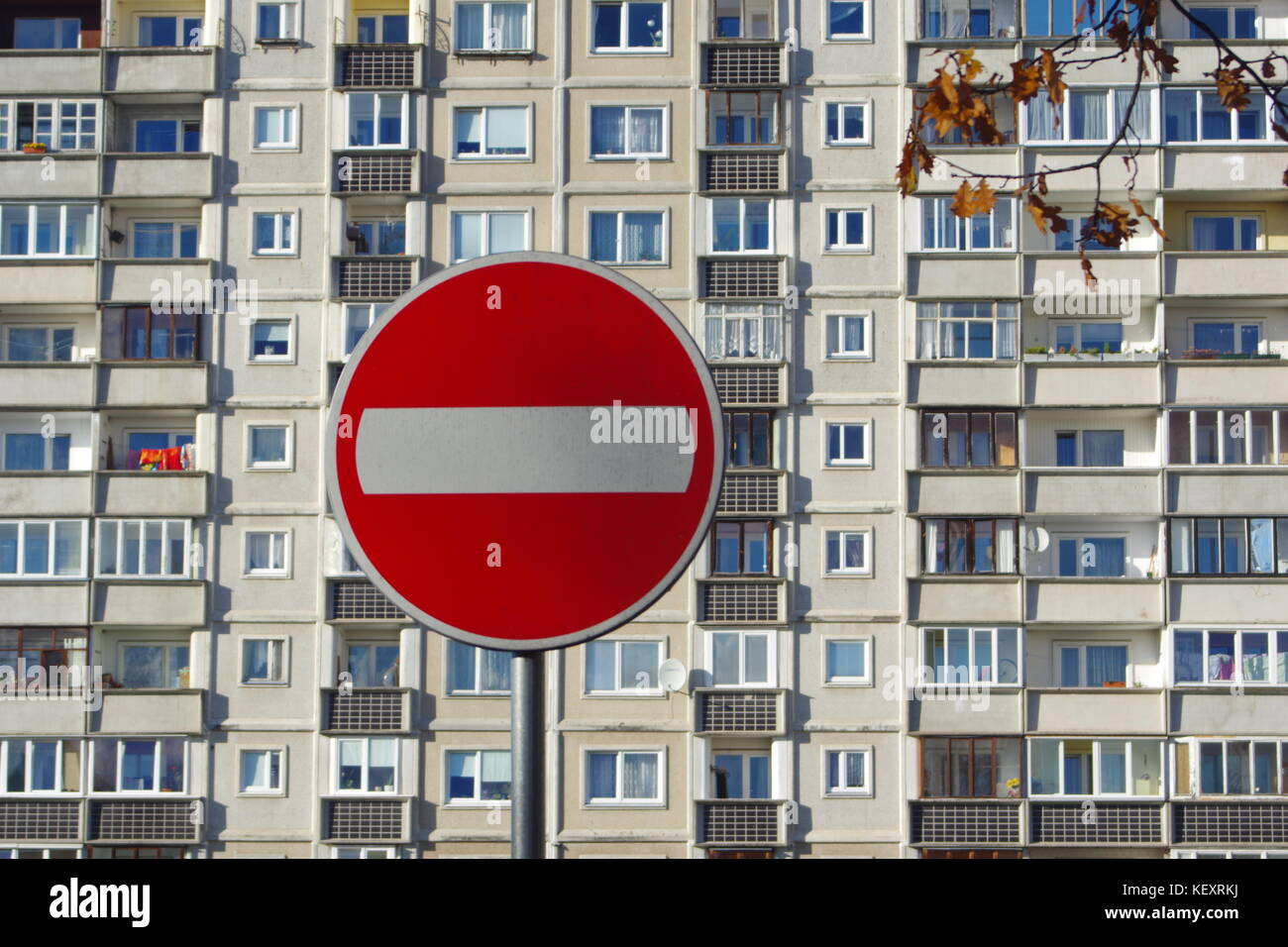 Road sign, sign, urban Stock Photo - Alamy