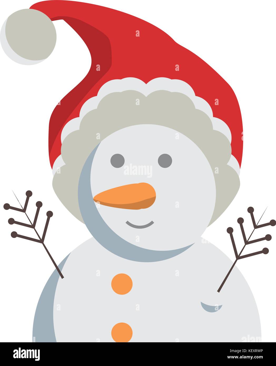 cartoon snowman icon Stock Vector Image & Art - Alamy