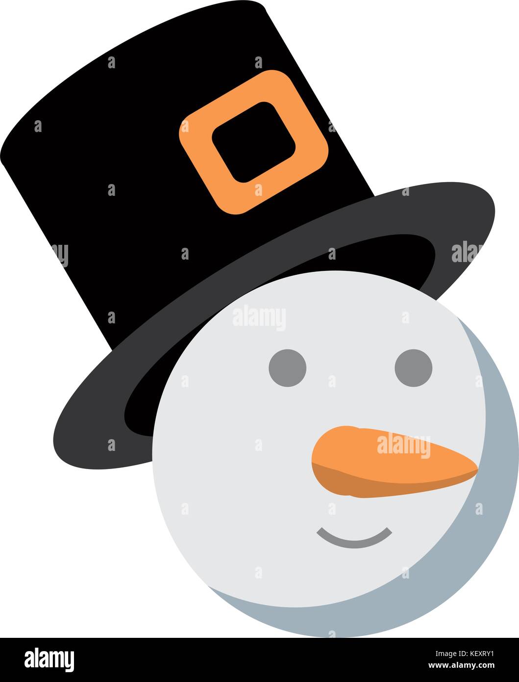 cartoon snowman icon Stock Vector Image & Art - Alamy