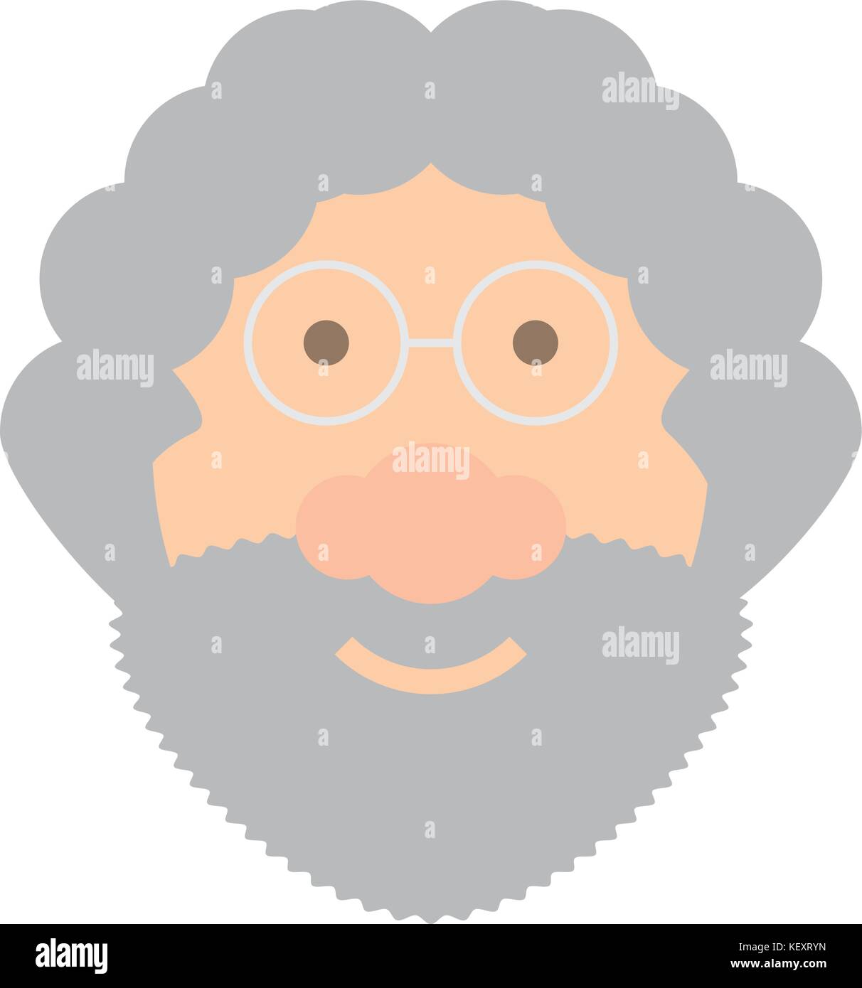 cartoon old man icon Stock Vector Image & Art - Alamy