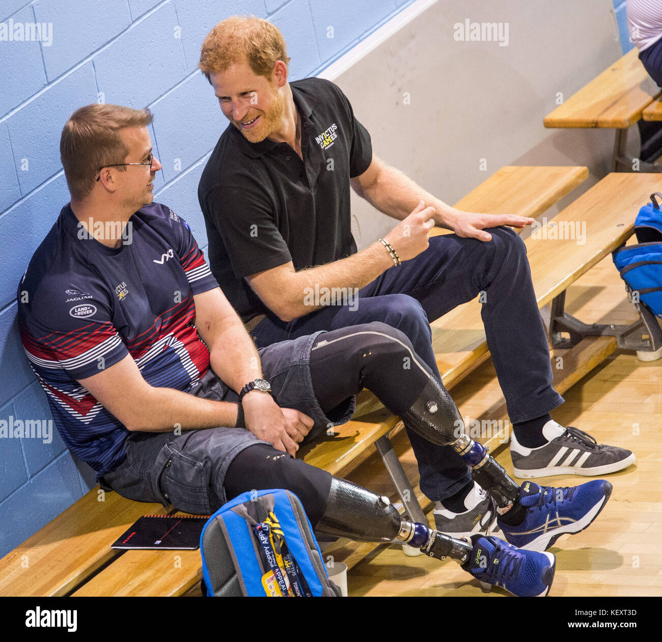 Prince Harry attends Invictus Games Sports training at the Toronto Pan ...