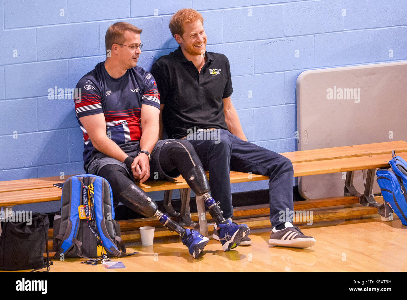Prince Harry attends Invictus Games Sports training at the Toronto Pan ...