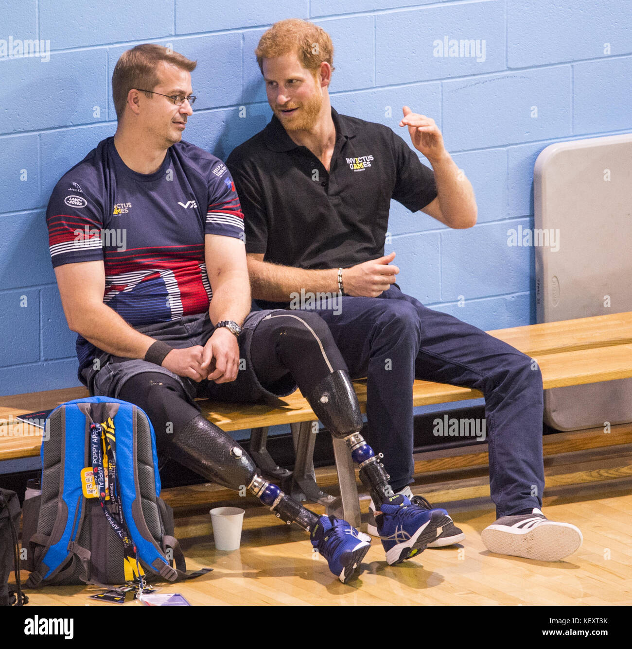 Prince Harry attends Invictus Games Sports training at the Toronto Pan ...