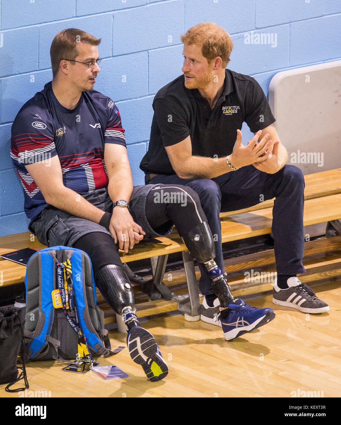Prince Harry attends Invictus Games Sports training at the Toronto Pan ...