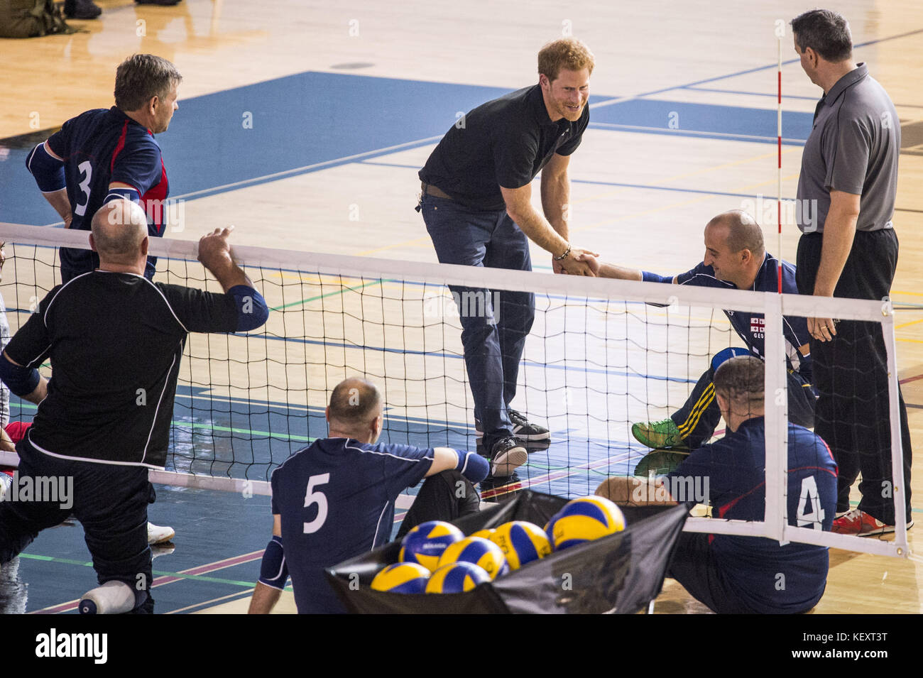 Prince Harry attends Invictus Games Sports training at the Toronto Pan ...