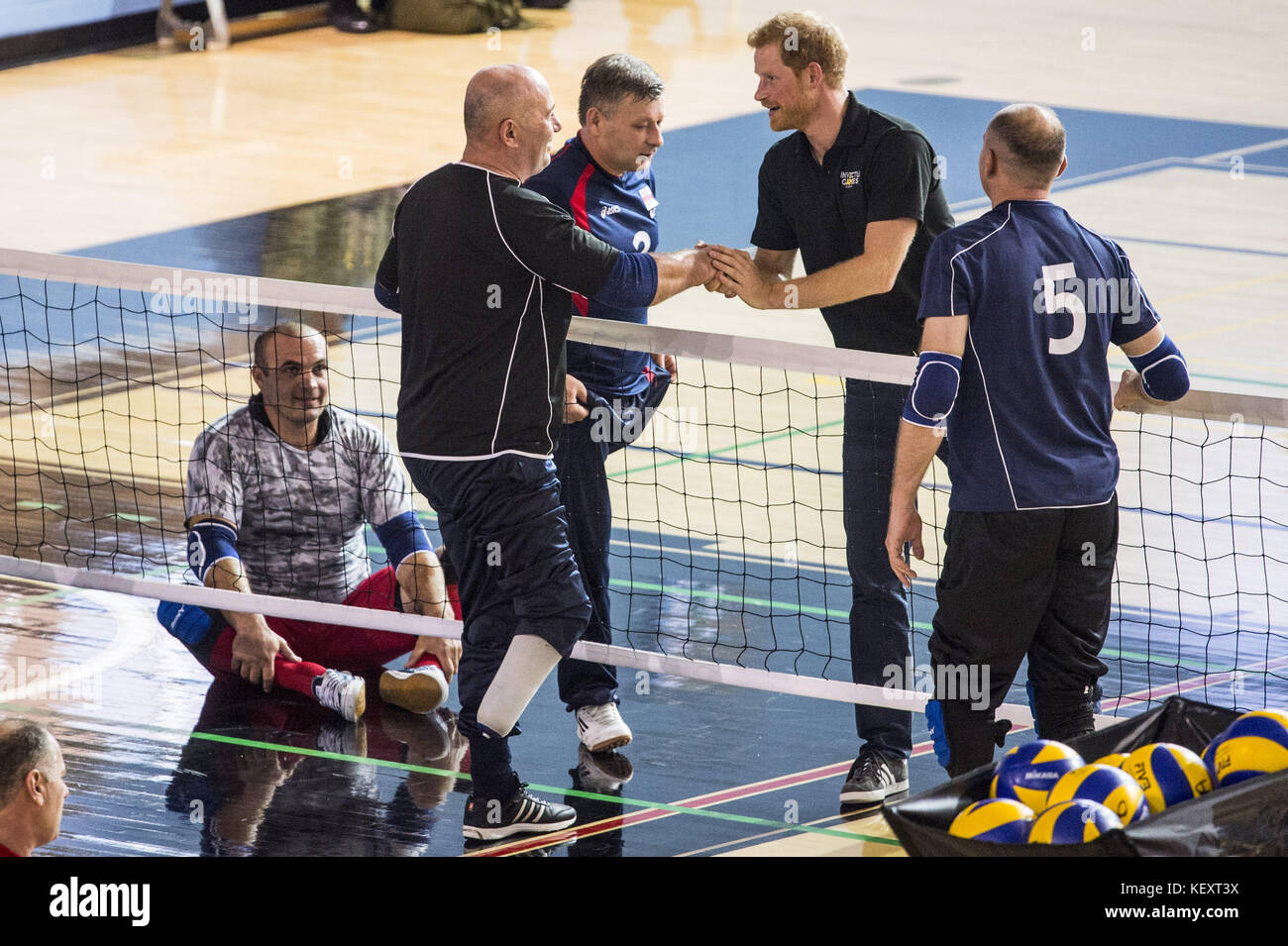 Prince Harry attends Invictus Games Sports training at the Toronto Pan ...