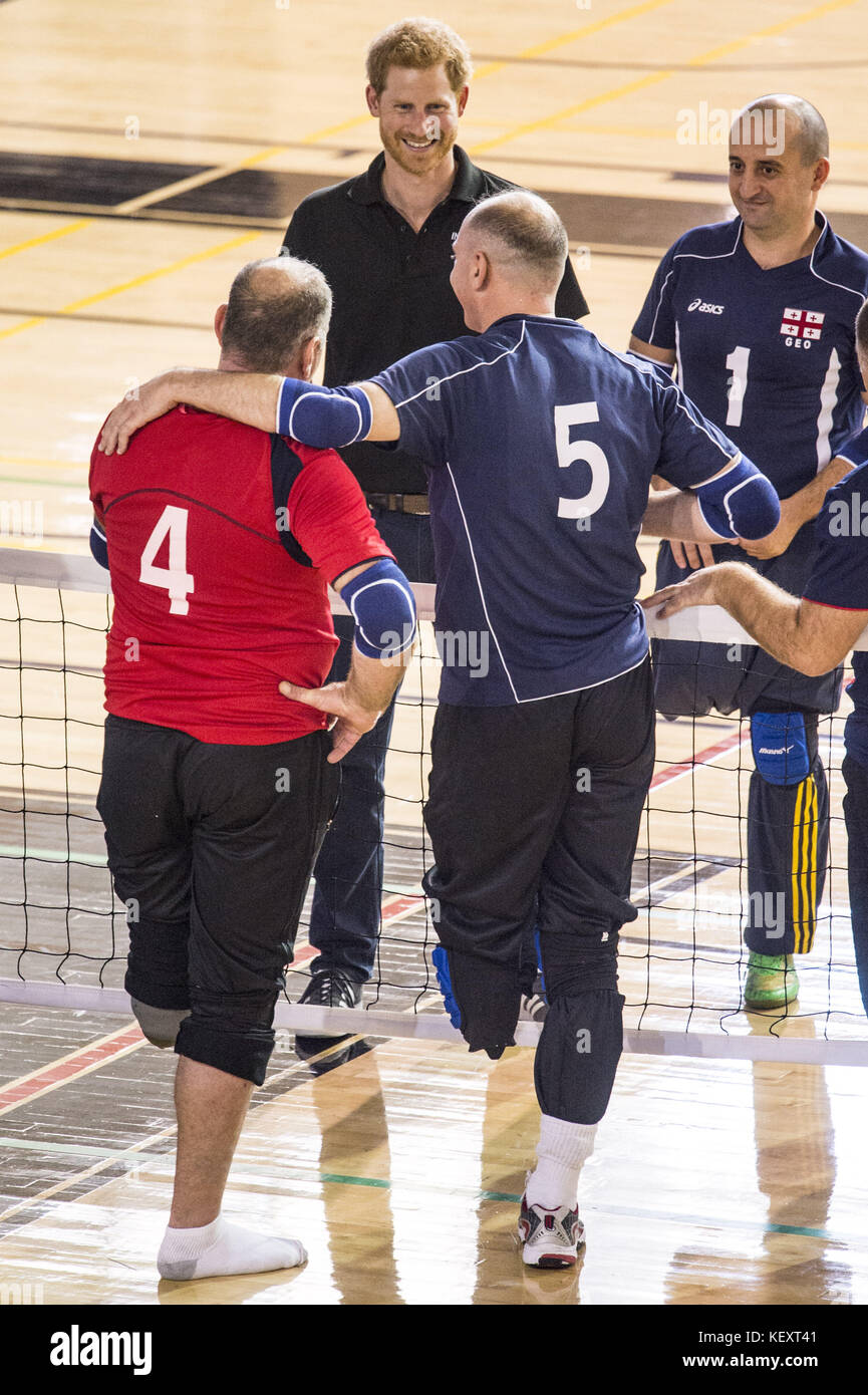 Prince Harry attends Invictus Games Sports training at the Toronto Pan ...
