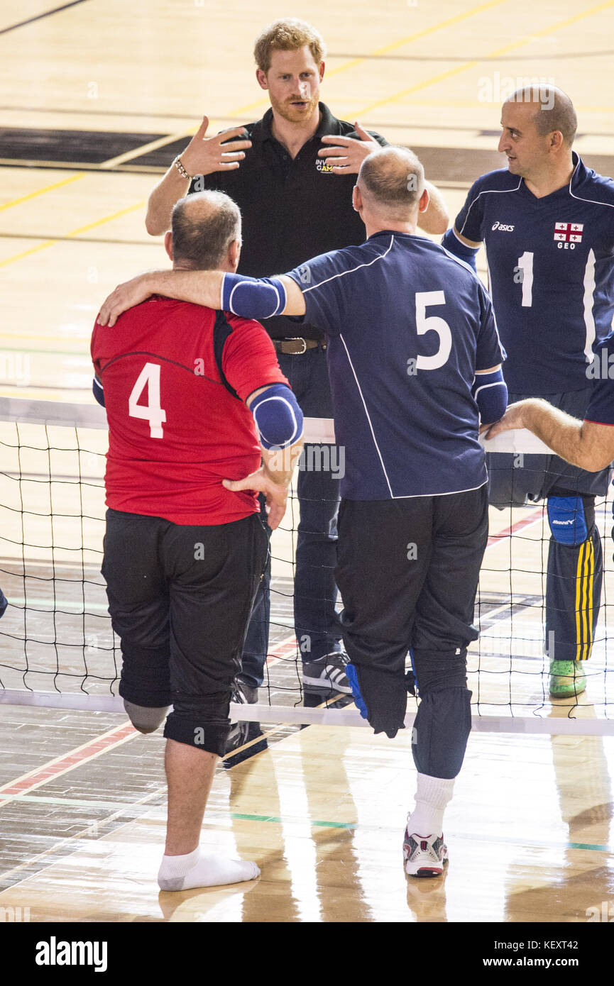 Prince Harry attends Invictus Games Sports training at the Toronto Pan ...