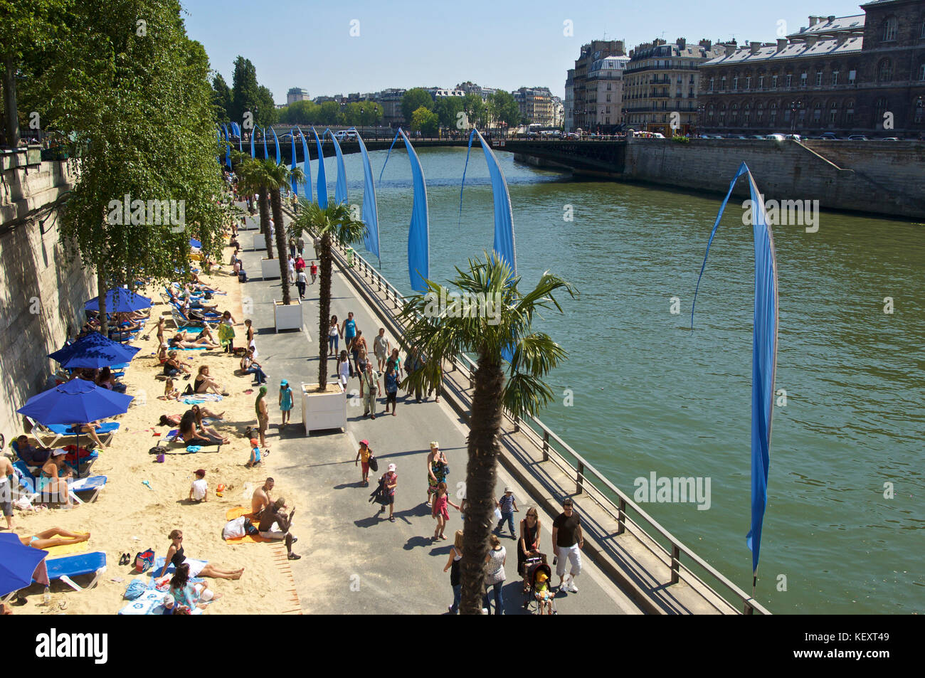 Paris Plage is an annual event where the city of Paris places sand ...
