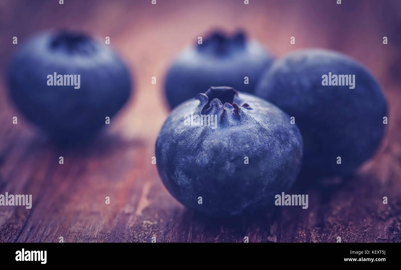 Group of fresh blueberries on natural surface Stock Photo - Alamy