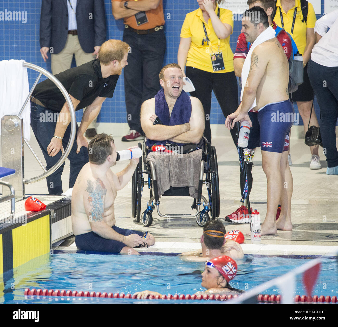 Prince Harry attends Invictus Games Sports training at the Toronto Pan ...