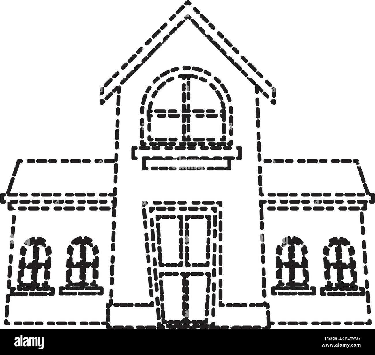 School building isolated Stock Vector Image & Art - Alamy