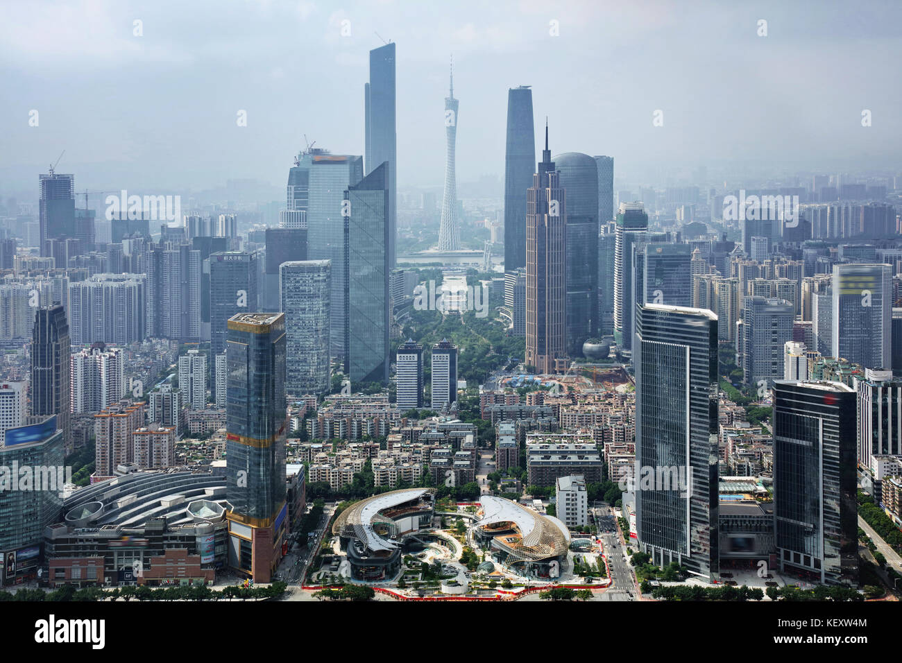 The building of Guangzhou city in Guangdong province,China Stock Photo ...