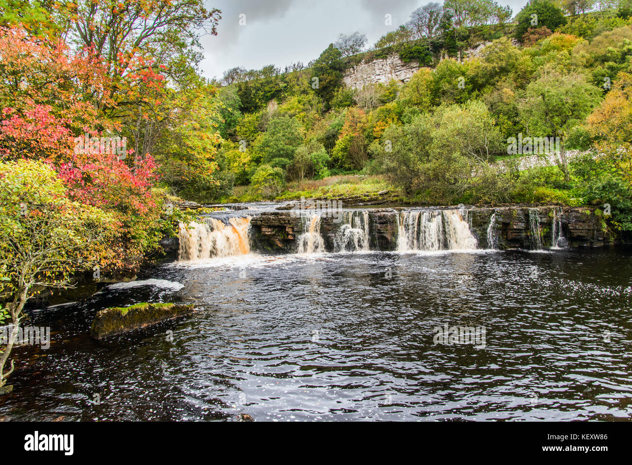 Wain Wath Waterfall Stock Photo - Alamy