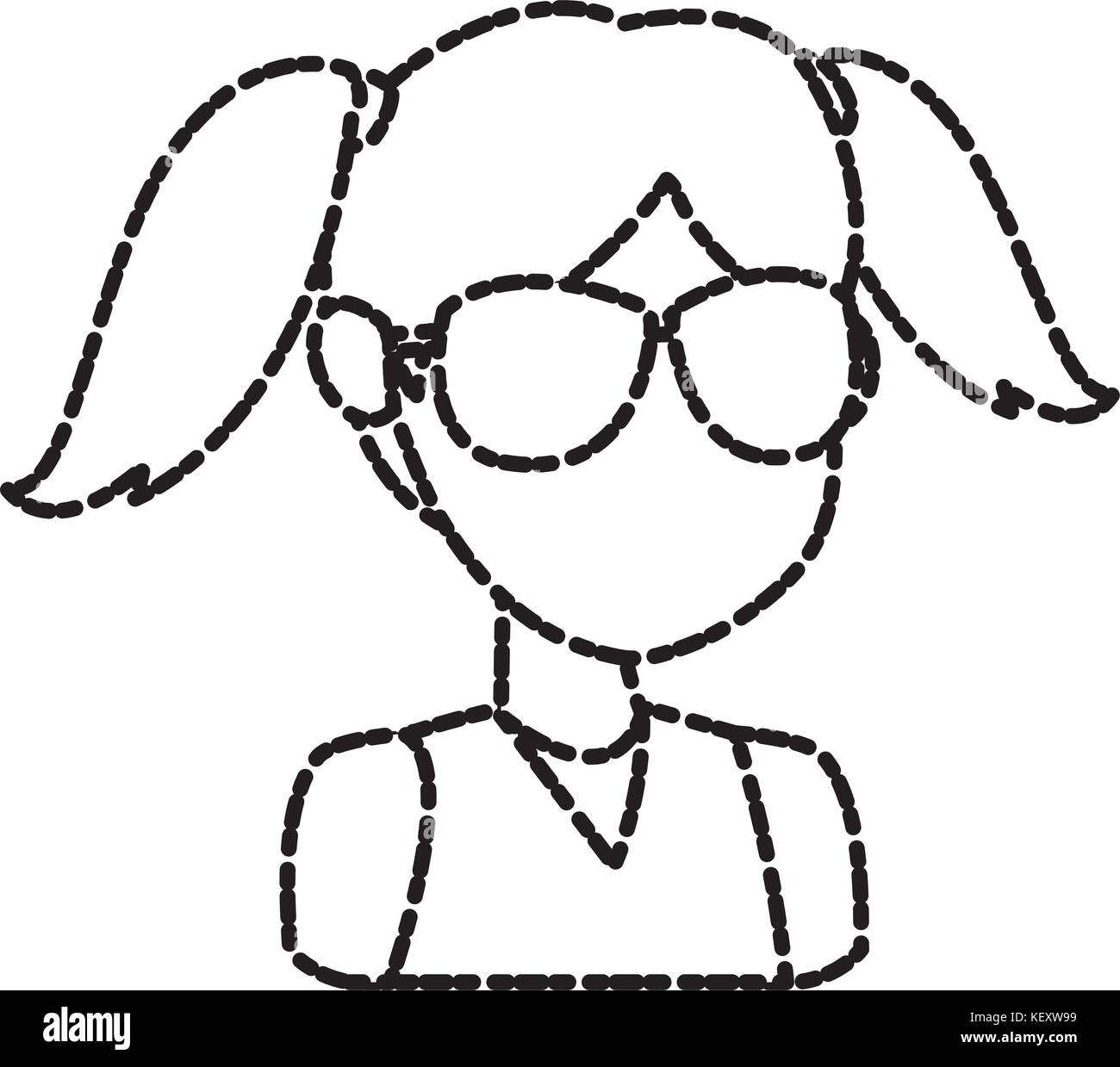 Girl faceless cartoon Stock Vector Image & Art - Alamy