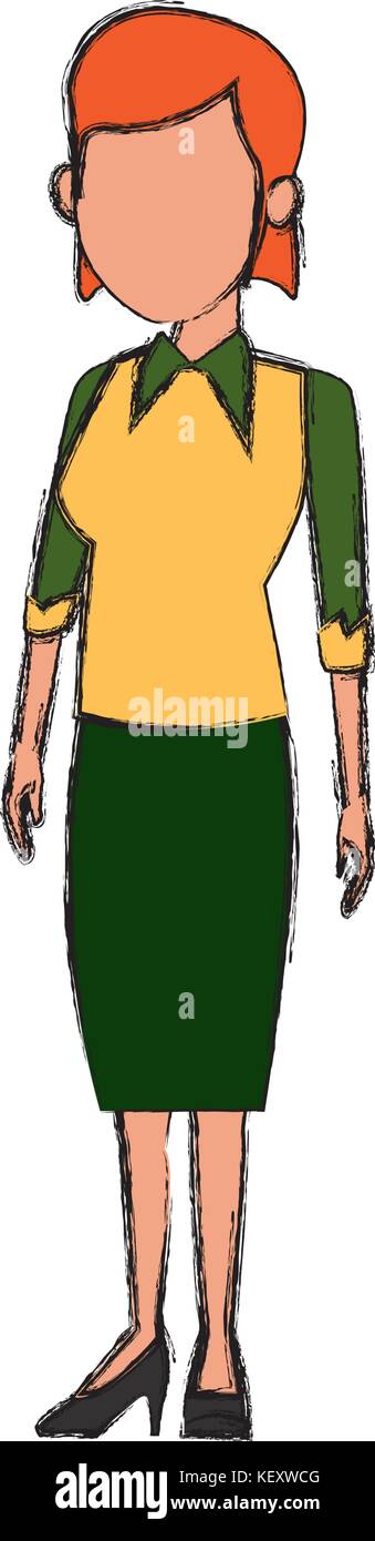 School teacher cartoon Stock Vector Image & Art - Alamy