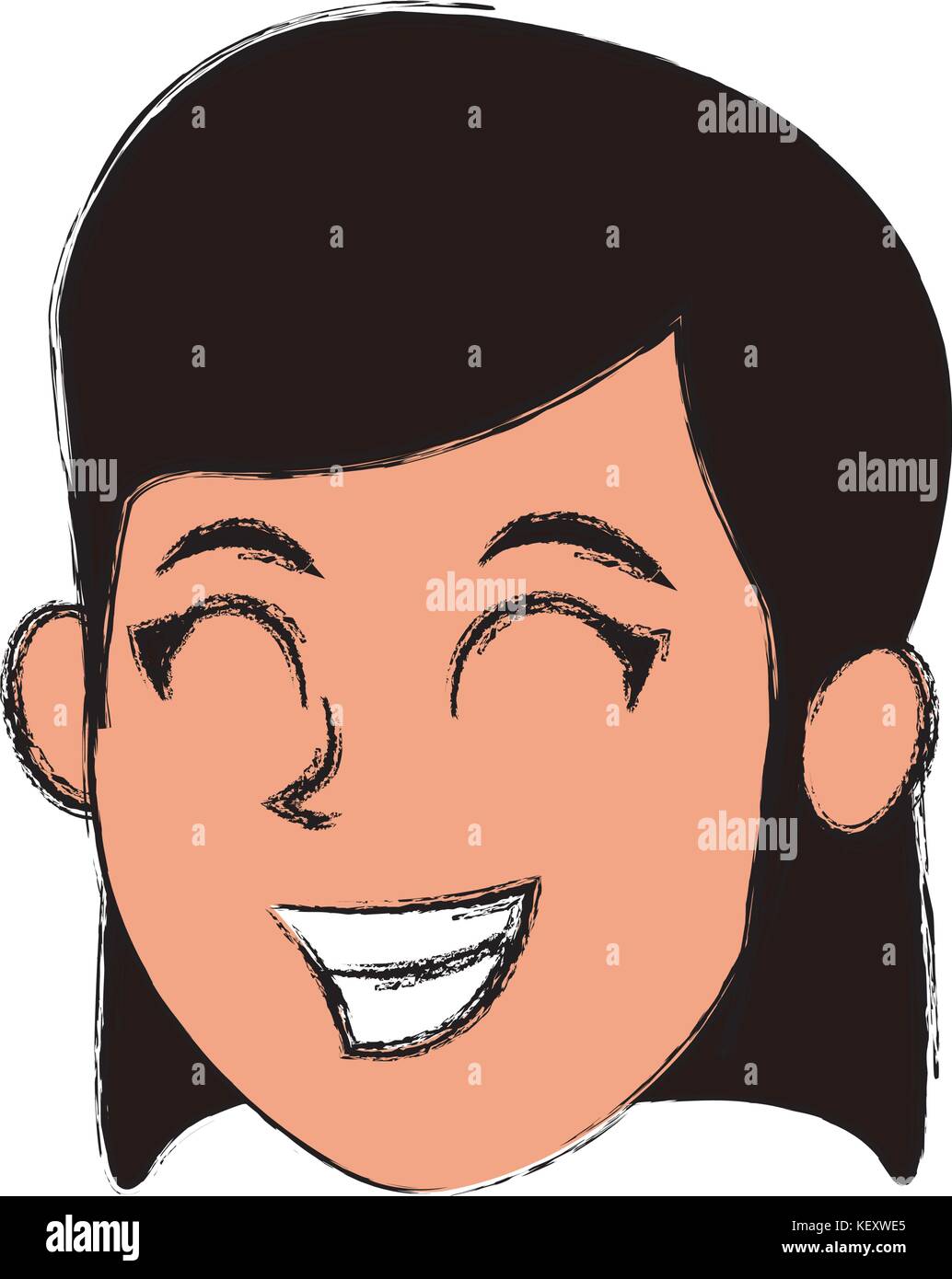 Girl cartoon face Stock Vector Image & Art - Alamy