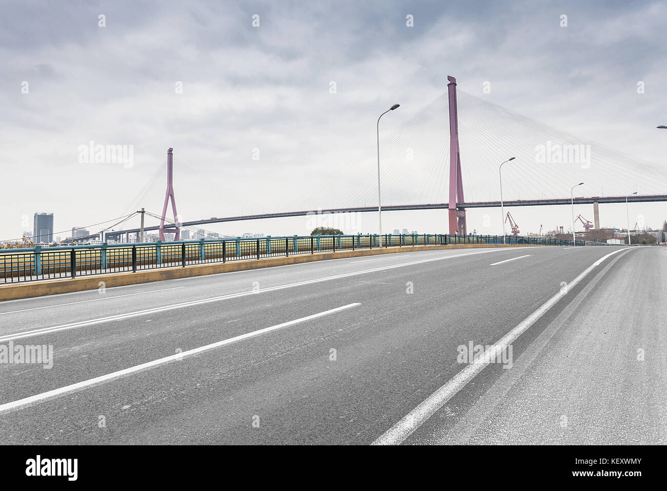 Yangpu bridge in Shanghai Stock Photo - Alamy