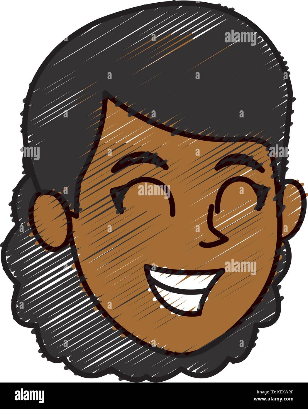 Woman smiling cartoon Stock Vector Image & Art - Alamy