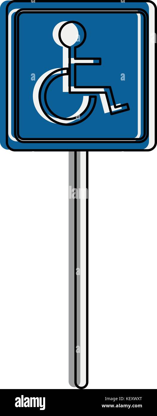 handicap parking sign icon image Stock Vector Image & Art - Alamy