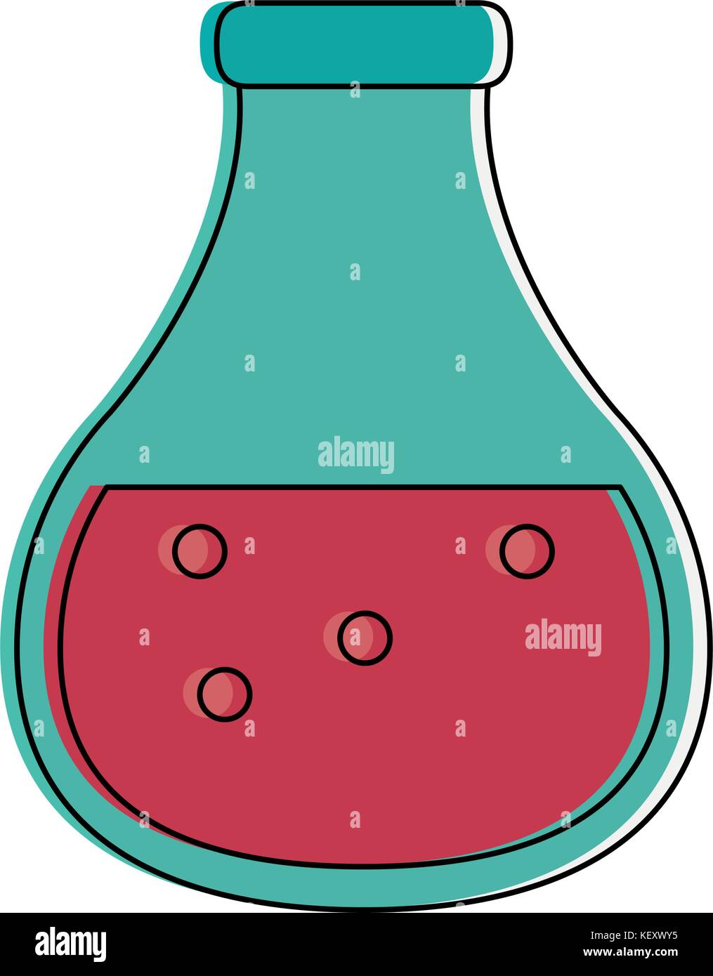 round bottom flask science icon image Stock Vector Image & Art - Alamy