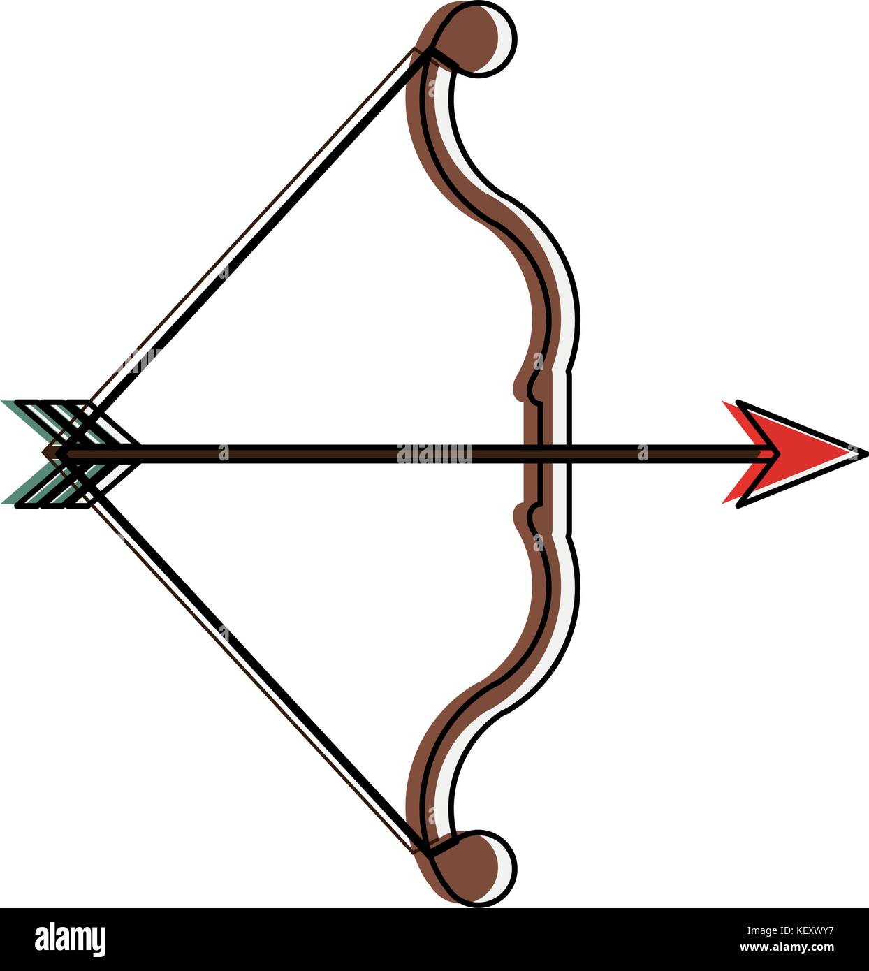 bow and arrow archery icon image Stock Vector Image & Art - Alamy