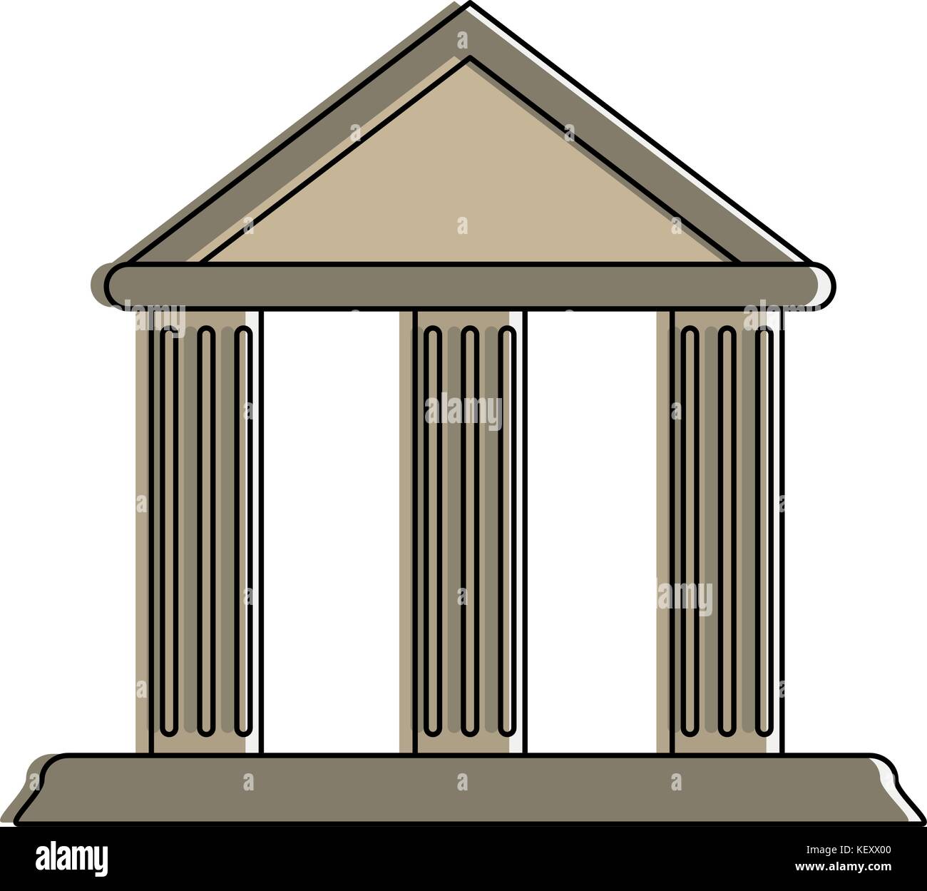 ancient greek building icon image Stock Vector Image & Art - Alamy