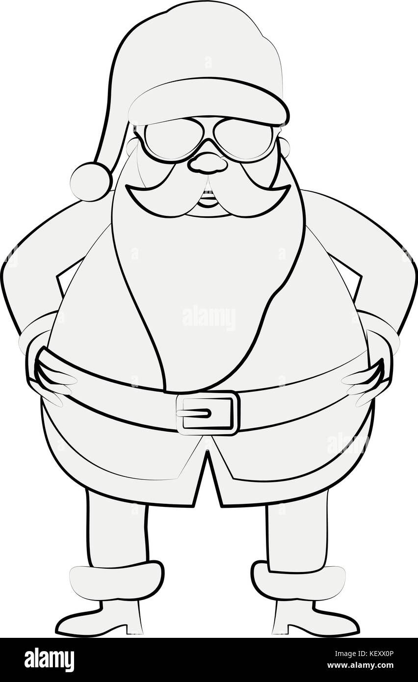 santa claus cartoon icon image Stock Vector Image & Art - Alamy
